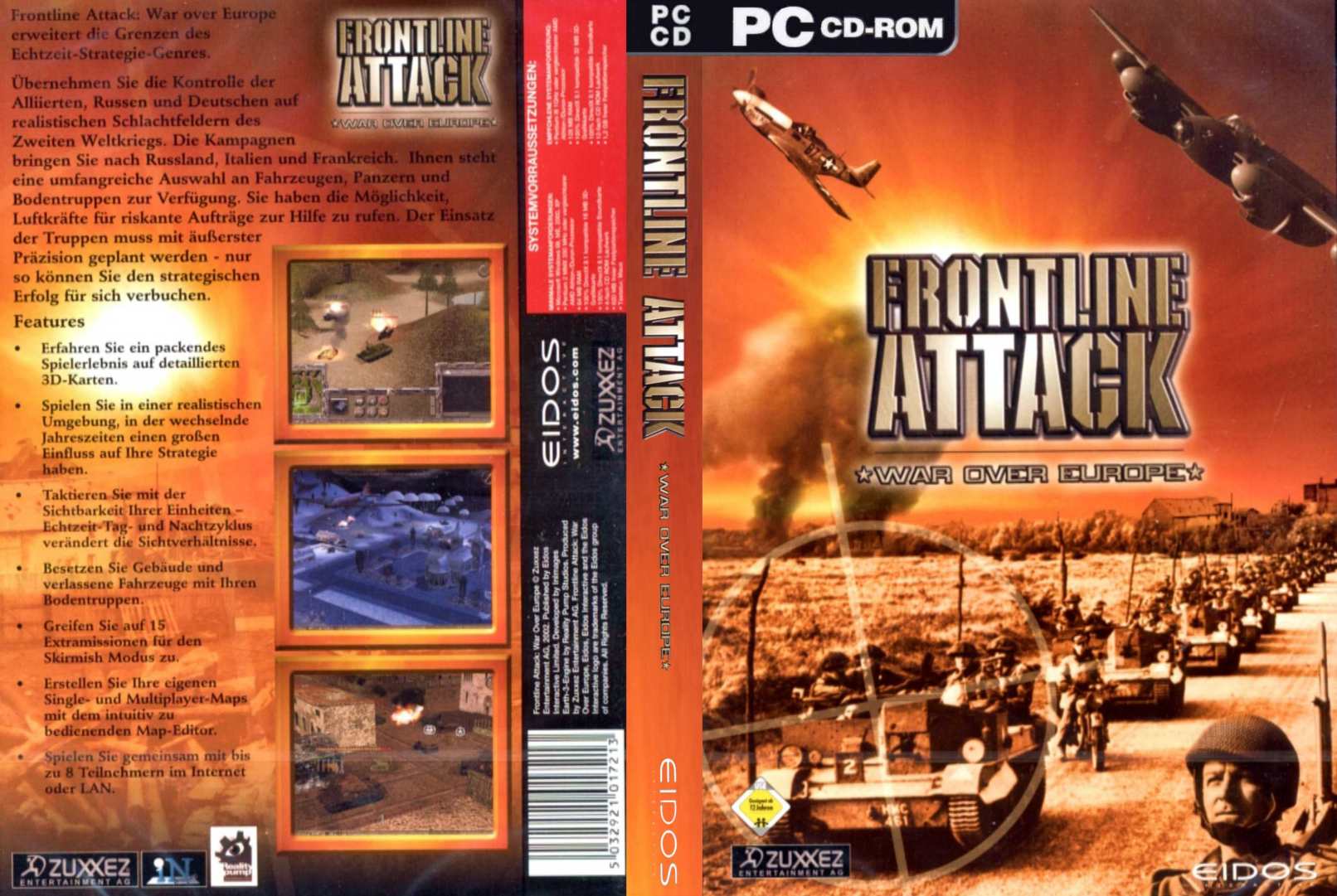 frontline attack war over europe d | PC Covers | Cover Century | Over 1 ...