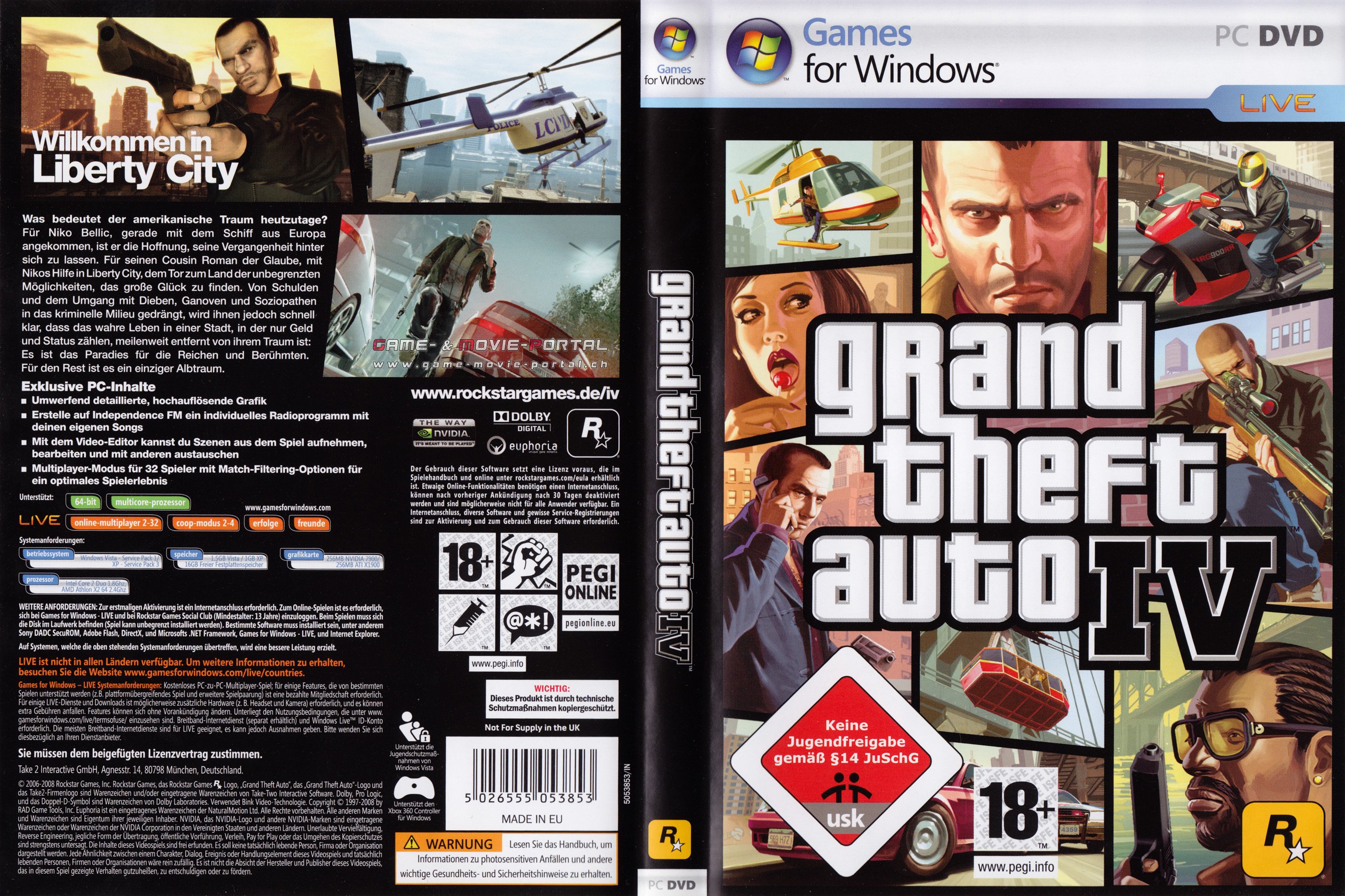 Grand Theft Auto IV GTA 4 | PC Covers | Cover Century | Over 1.000.000 Album Art covers for free