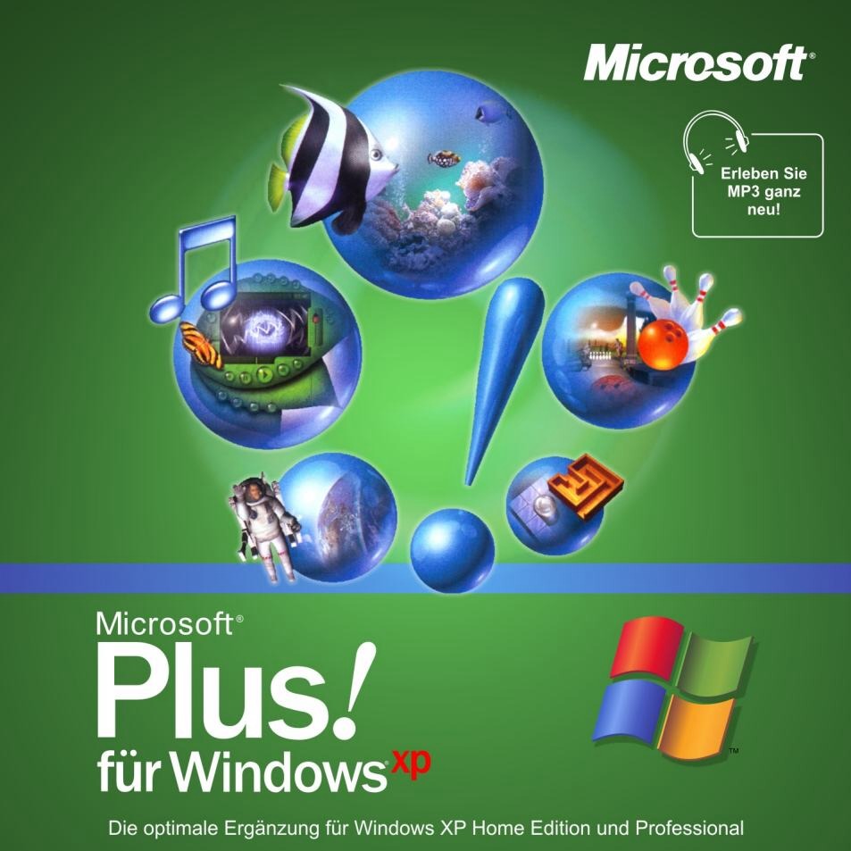 Microsoft Windows XP Plus! front | PC Covers | Cover Century | Over 1. ...