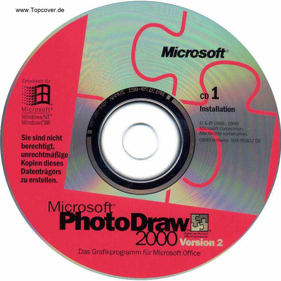 ms photodraw2000 version2 cd1 | PC Covers | Cover Century | Over 1.000. ...