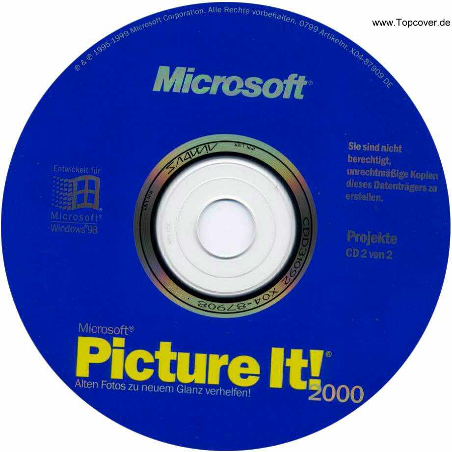 ms picture it 2000 cd2 | PC Covers | Cover Century | Over 1.000.000 ...