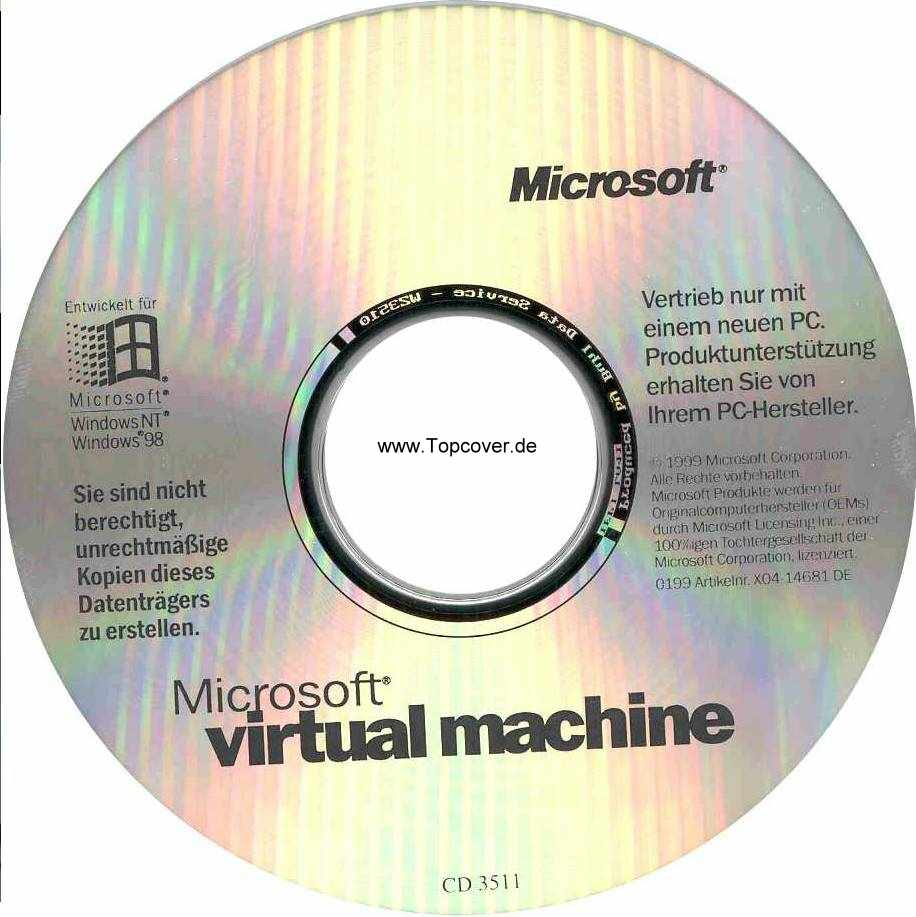 ms virtual machine cd | PC Covers | Cover Century | Over 1.000.000 ...