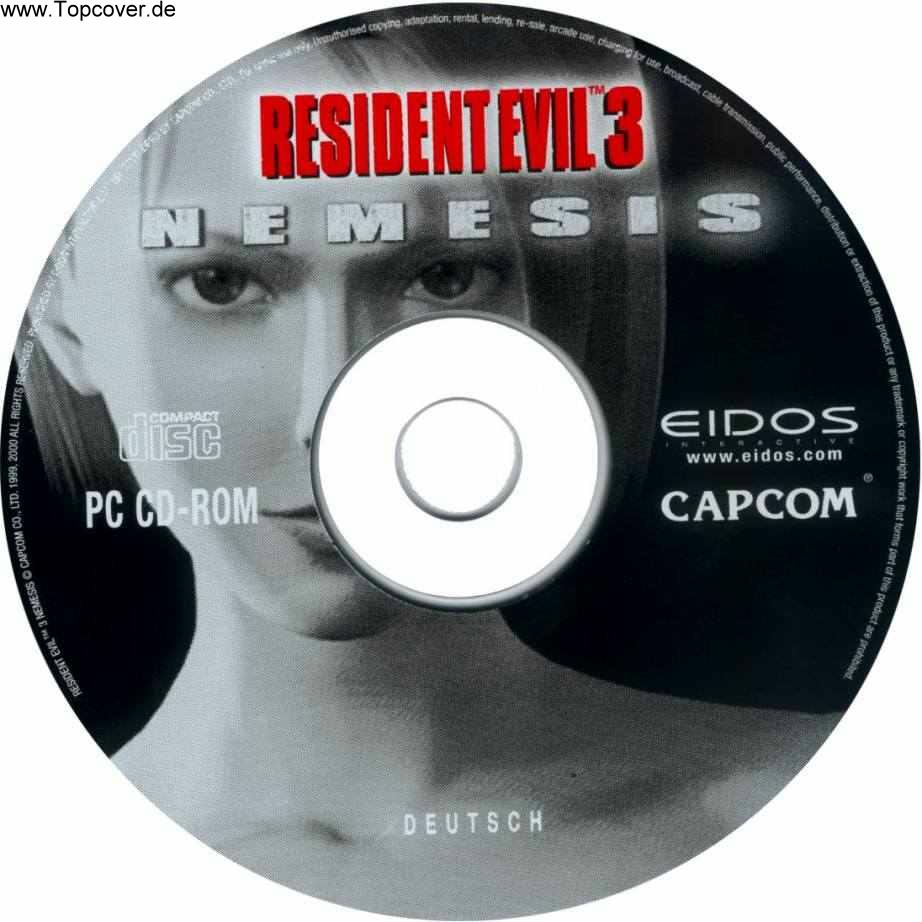 resident evil 3 nemesis cd | PC Covers | Cover Century | Over 1.000.000 ...