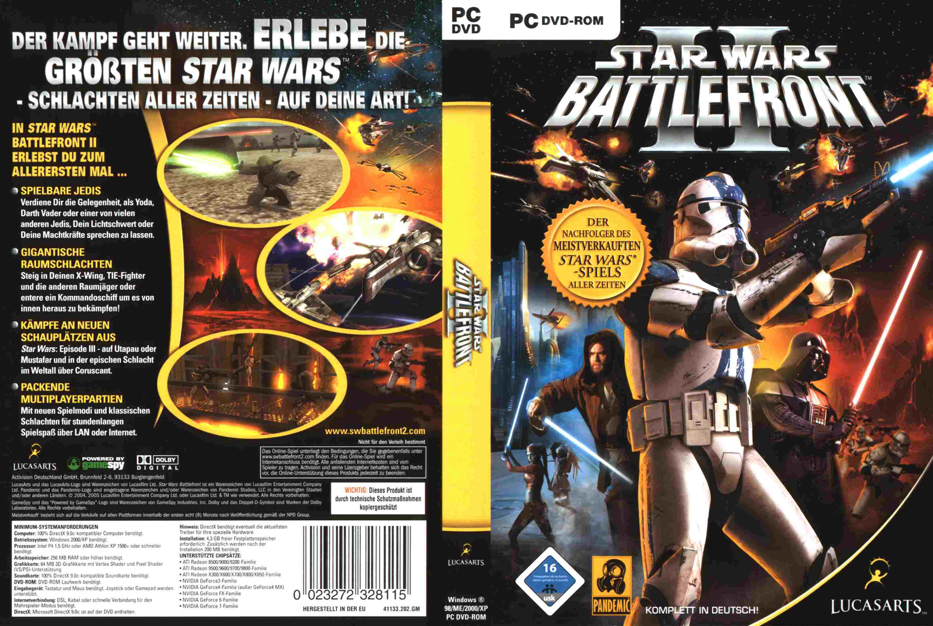 star wars battlefront ii pc games dvd | PC Covers | Cover Century ...