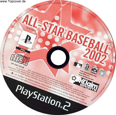 all star baseball 2002 cd | Playstation 2 Covers | Cover Century | Over ...