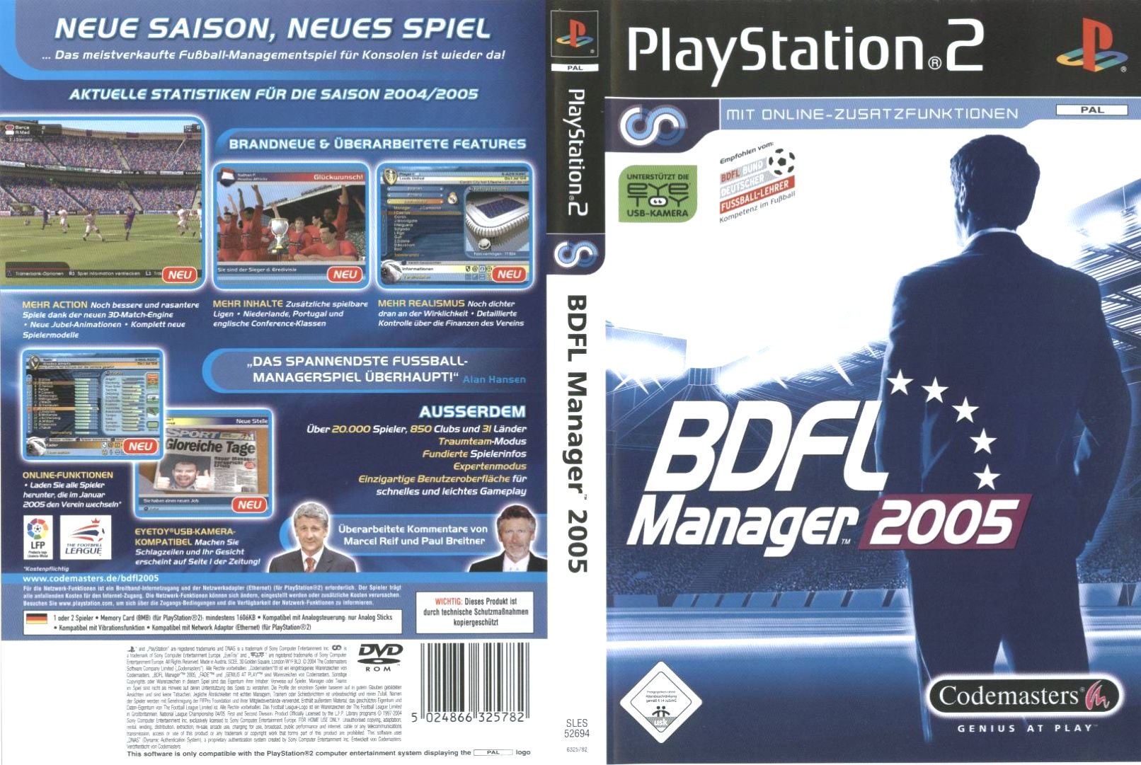 bdfl manager 2005 d | Playstation 2 Covers | Cover Century | Over 1.000 ...