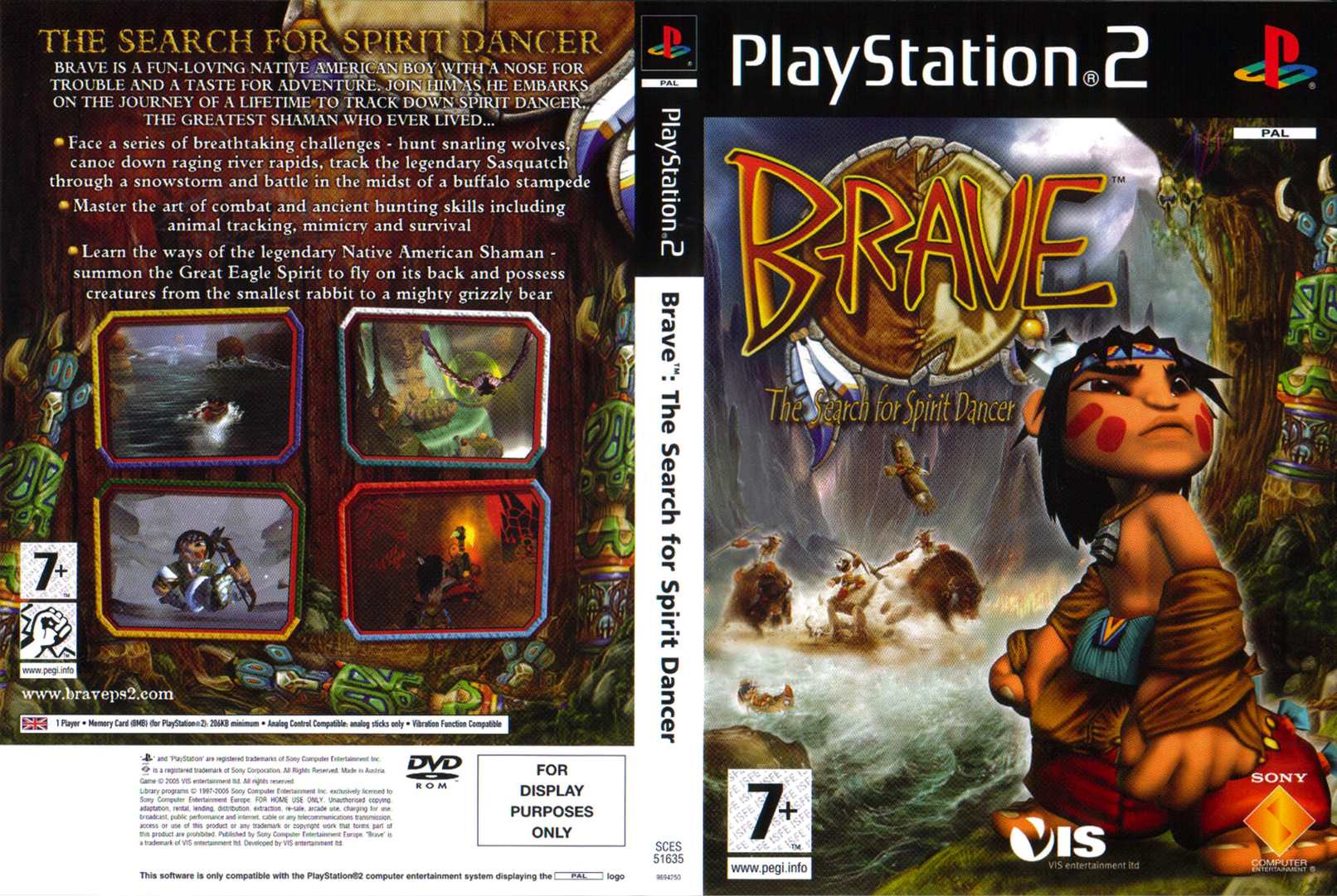 brave the search for spirit dancer d | Playstation 2 Covers | Cover ...