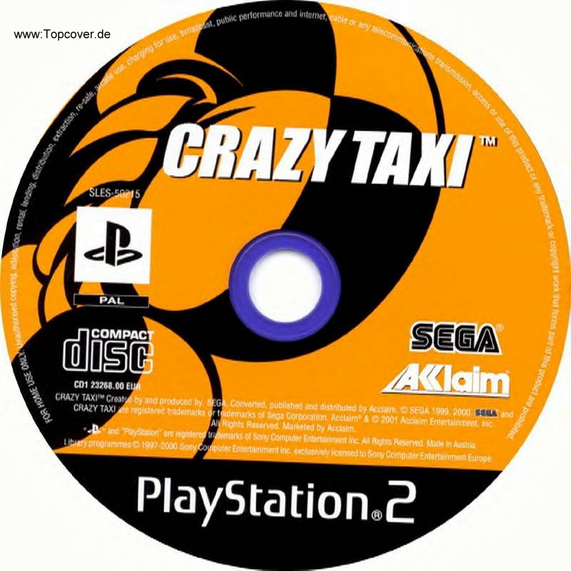 Crazy Taxi CD | Playstation 2 Covers | Cover Century | Over 1.000.000 ...