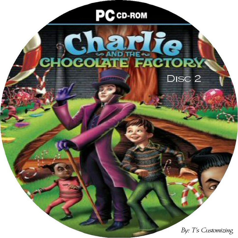 charlie und die schokoladenfabrik engl ps2 cd2 | Playstation 2 Covers ...
