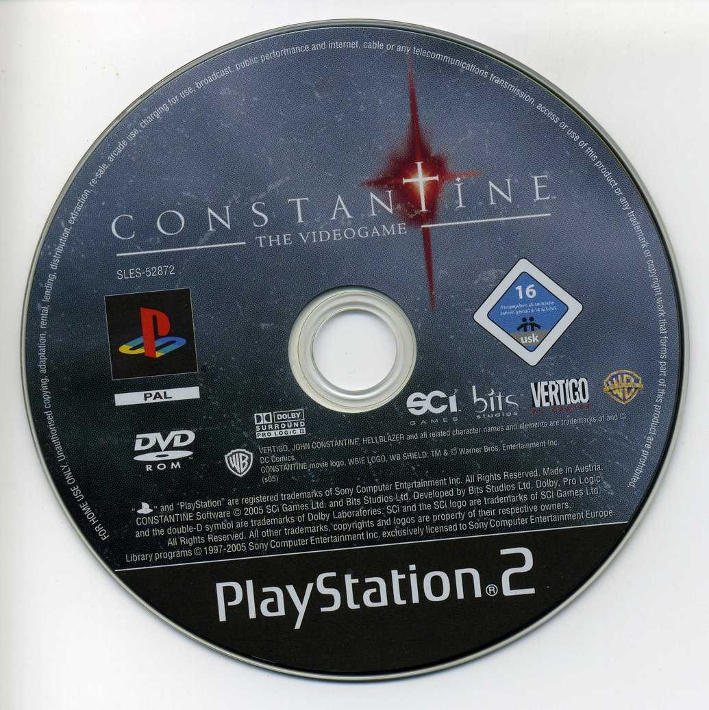 constantine das spiel ps2 cdd | Playstation 2 Covers | Cover Century ...
