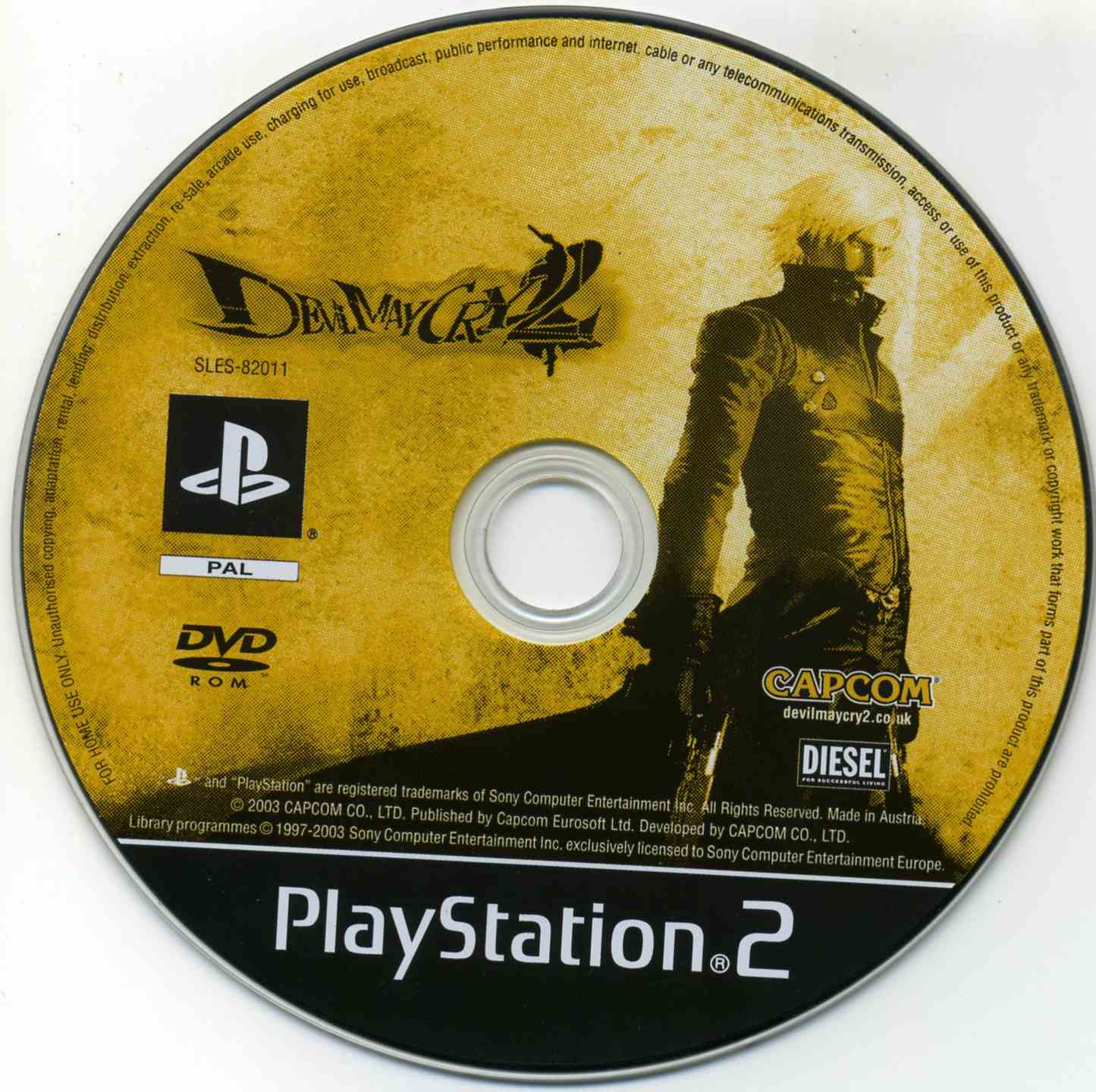 devil may cry 2 platinum edition ps2 cdd1 | Playstation 2 Covers ...