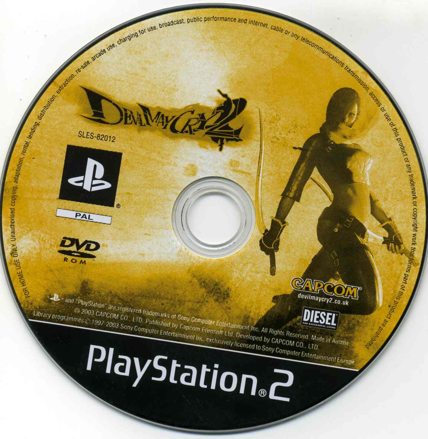 devil may cry 2 platinum edition ps2 cdd2 | Playstation 2 Covers ...