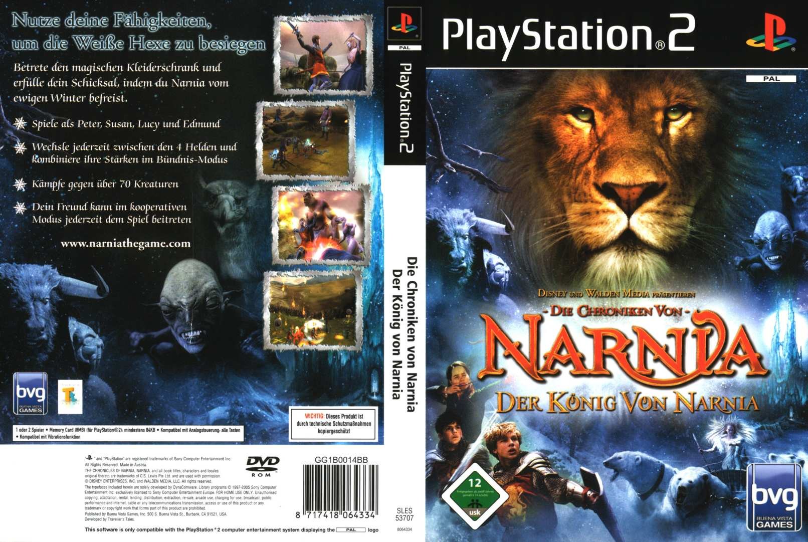 die chroniken von narnia der koenig von narnia ps2 d | Playstation 2 ...