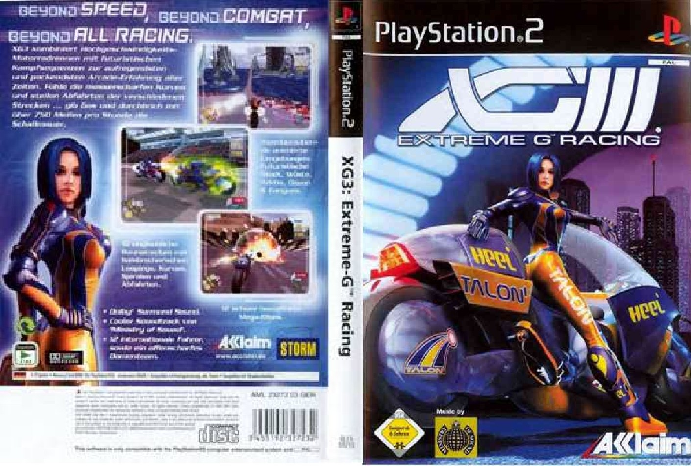 Extreme G3 Racing (PS2) dvd | Playstation 2 Covers | Cover Century ...