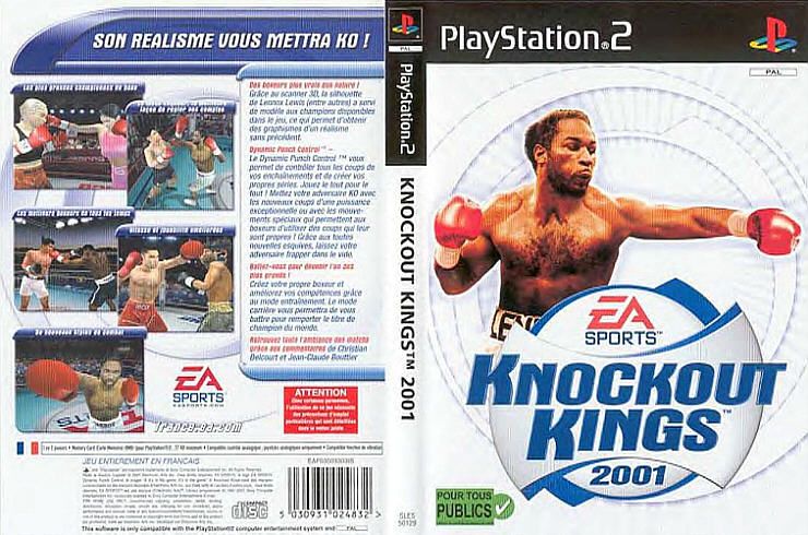knockout king 2001 dvd | Playstation 2 Covers | Cover Century | Over 1. ...