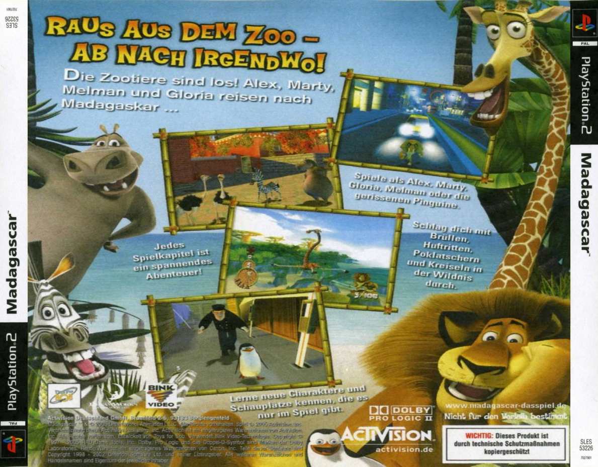 madagascar b | Playstation 2 Covers | Cover Century | Over 1.000.000 ...