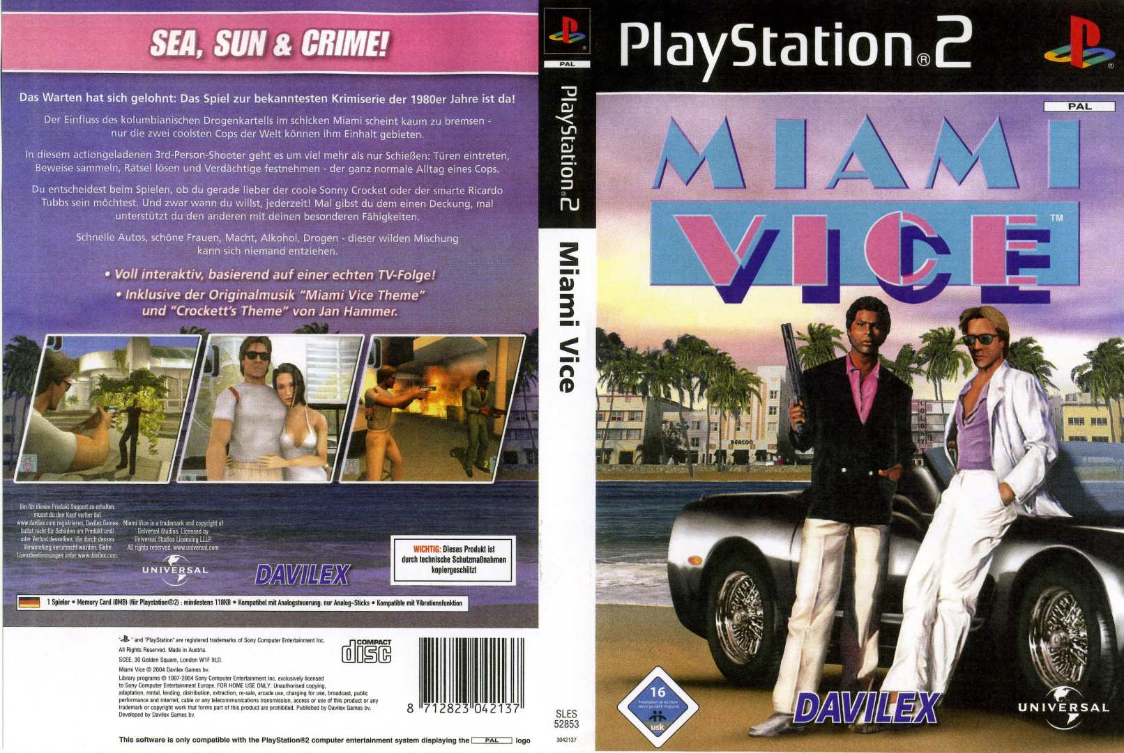 miami vice d | Playstation 2 Covers | Cover Century | Over 1.000.000 ...