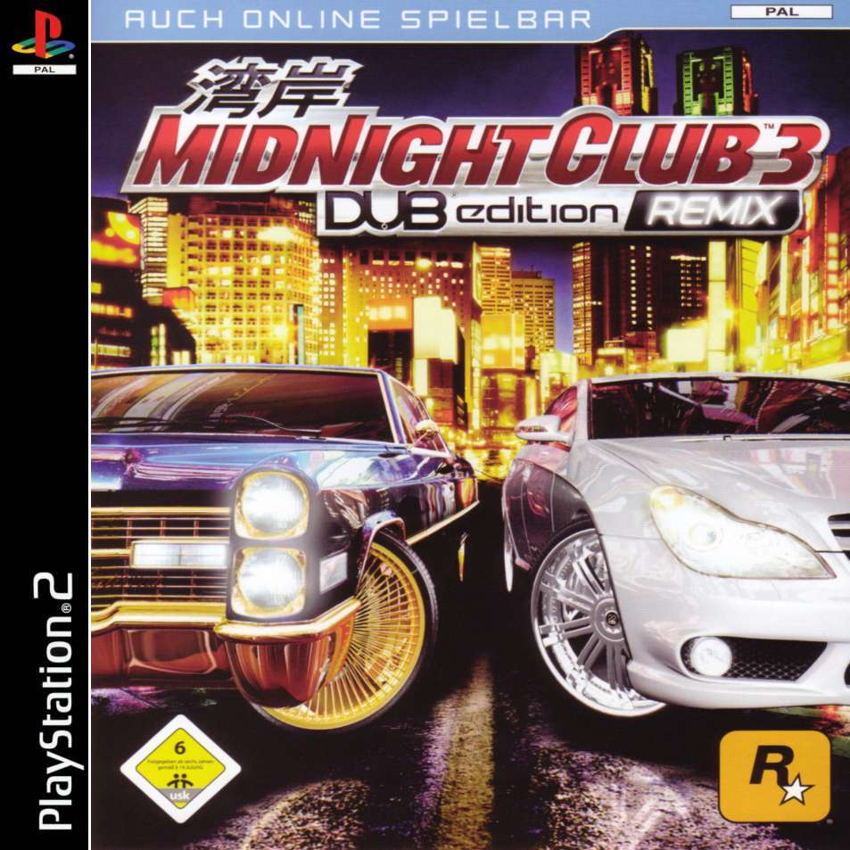 midnight club 3 dub edition remix a | Playstation 2 Covers | Cover ...