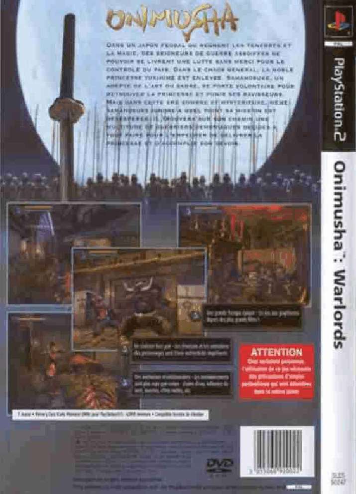 Onimusha warlords Back | Playstation 2 Covers | Cover Century | Over 1. ...
