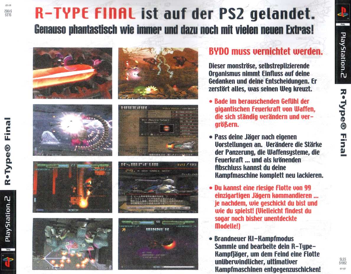 r type final b | Playstation 2 Covers | Cover Century | Over 1.000.000 ...