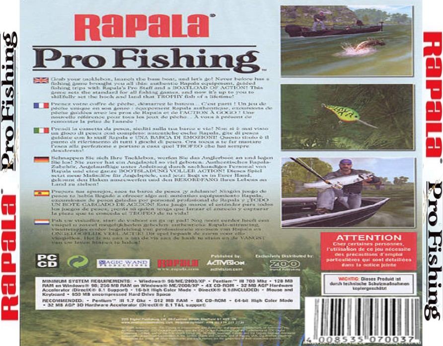 rapala pro fishing ps2 b | Playstation 2 Covers | Cover Century | Over ...