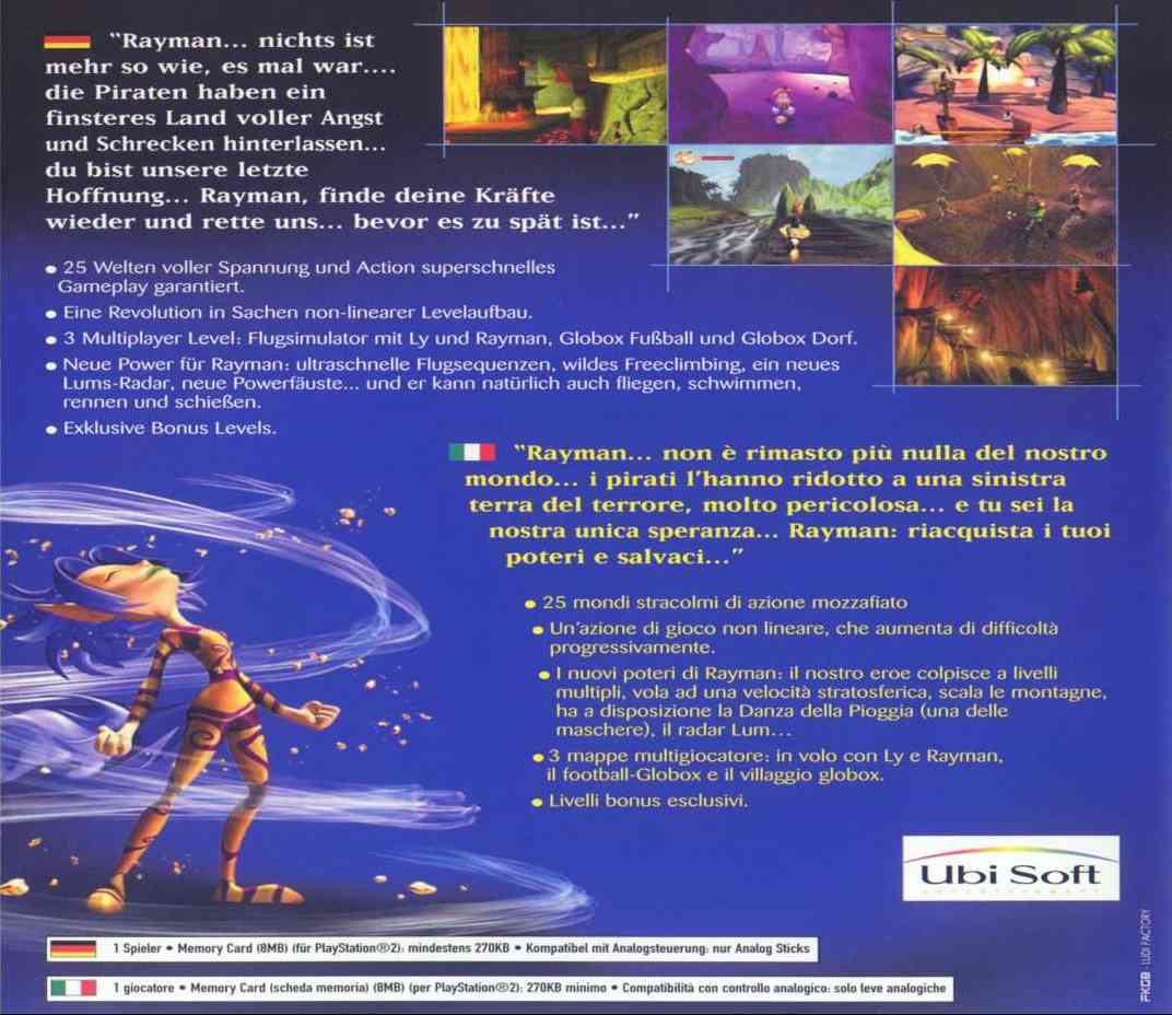 rayman revolution back | Playstation 2 Covers | Cover Century | Over 1. ...