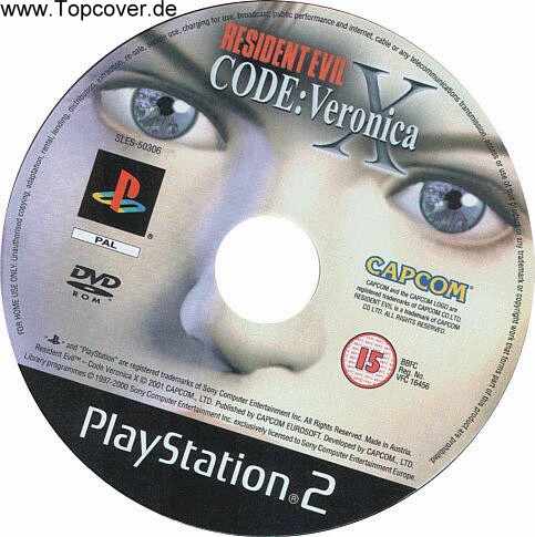 resident evil code veronica x cd | Playstation 2 Covers | Cover Century ...