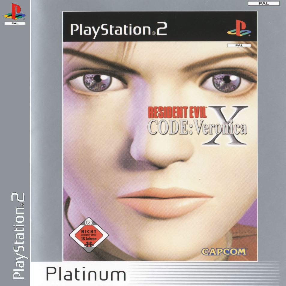 resident evil code veronica x platinum a | Playstation 2 Covers | Cover ...