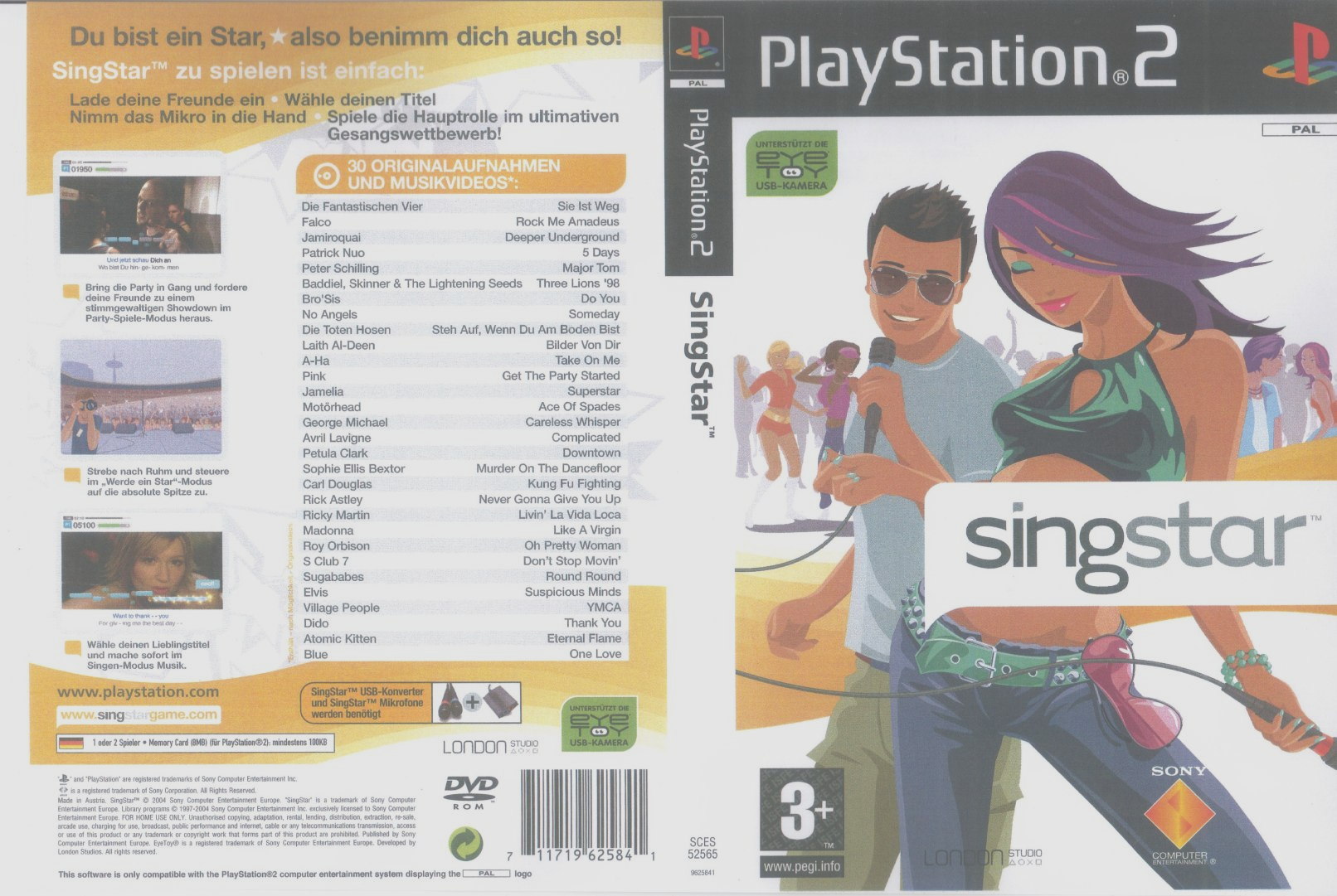 singstar | Playstation 2 Covers | Cover Century | Over 1.000.000 Album ...