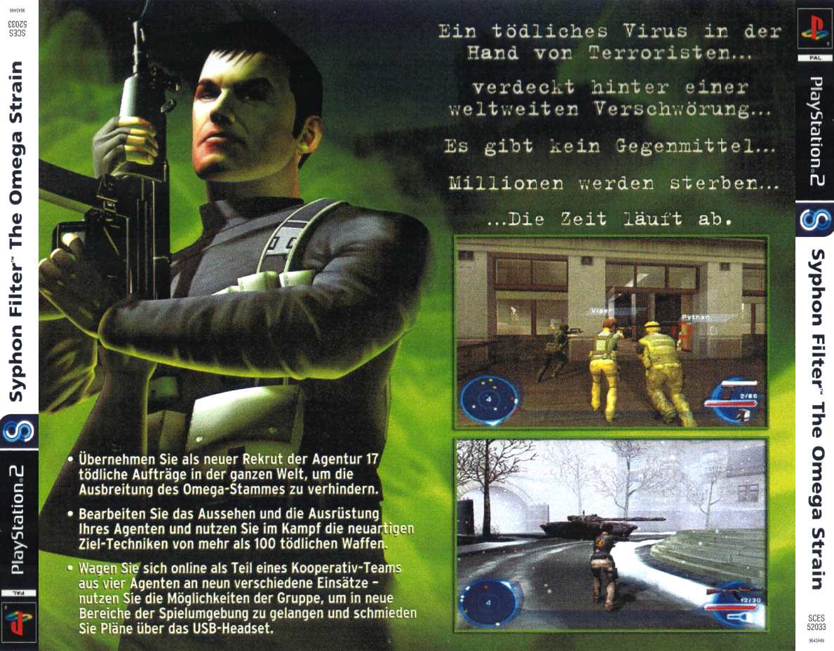 syphon filter the omega strain b | Playstation 2 Covers | Cover Century ...