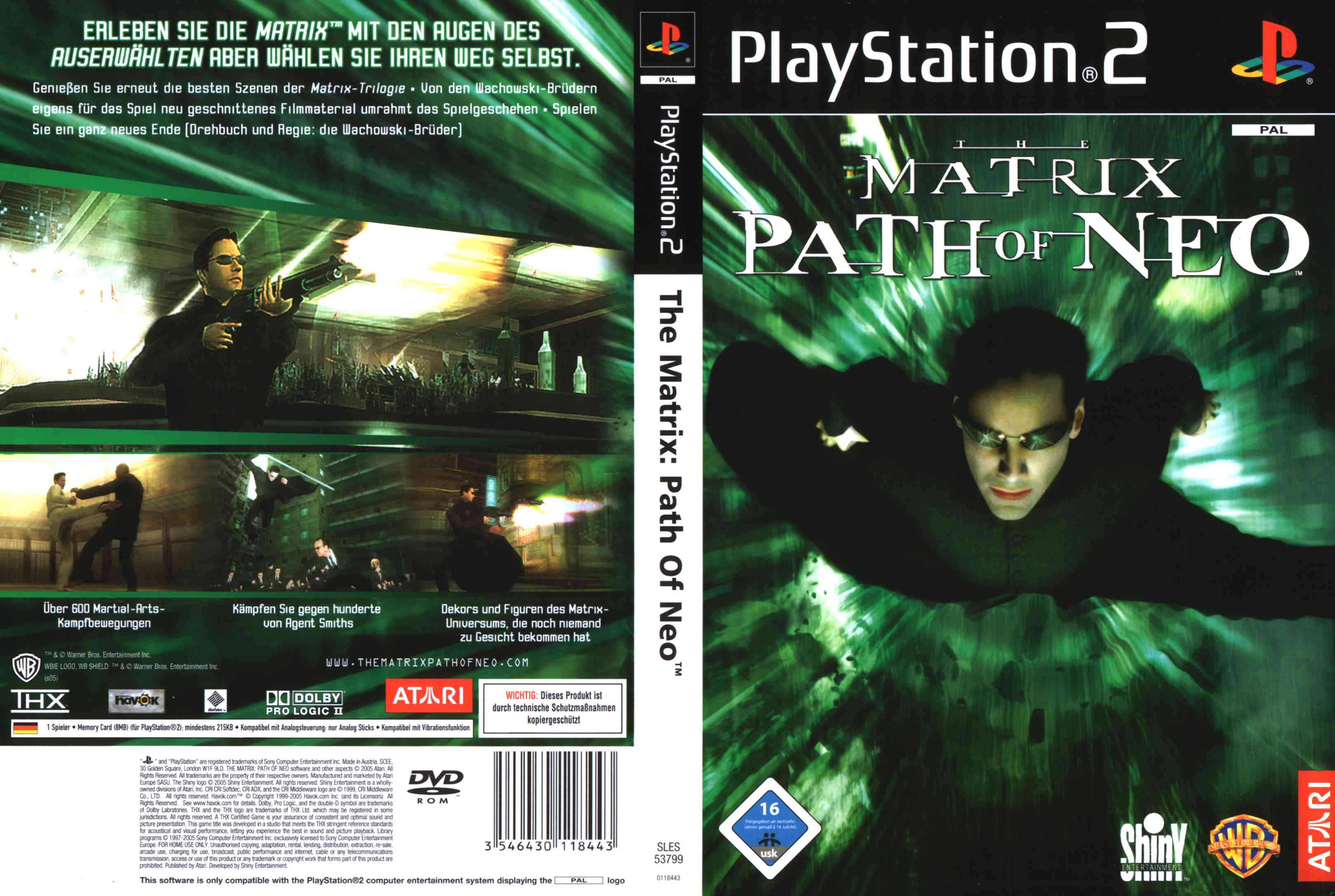 the matrix path of neo ps2 dvd | Playstation 2 Covers | Cover Century ...