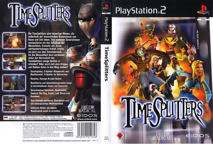 time splitters dvd | Playstation 2 Covers | Cover Century | Over 1.000. ...