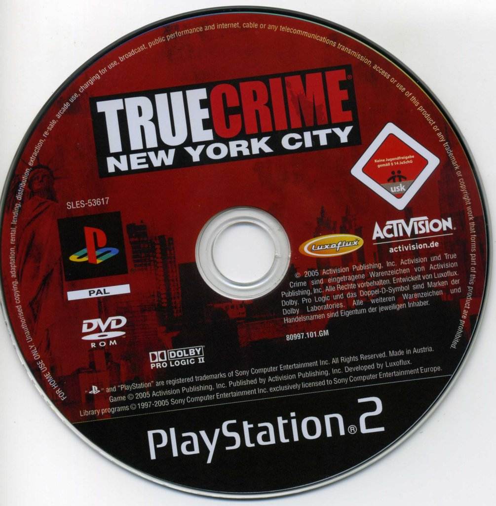 true crime new york city ps2 cdd | Playstation 2 Covers | Cover Century ...