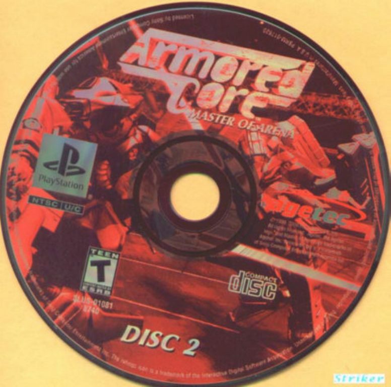 Armored Core Master Of Arena NTSC PSX CD2 | Playstation Covers | Cover ...