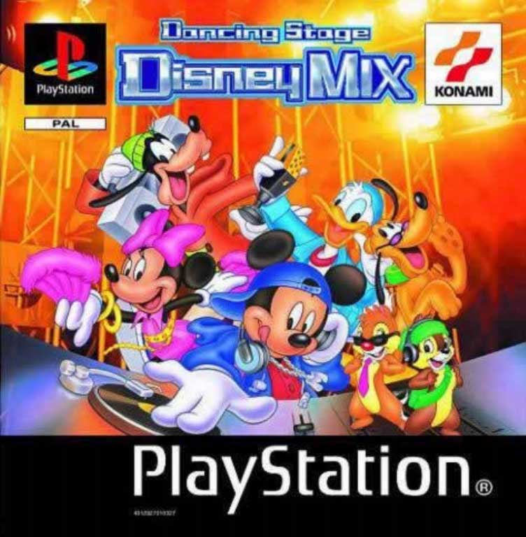 Dancing Stage Disney Mix PAL PSX FRONT | Playstation Covers | Cover ...
