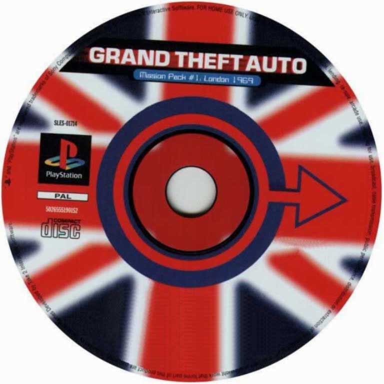 Gta Grand Theft Auto Mission Pack London PAL PSX CD | Playstation ...