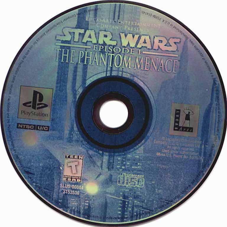 Star Wars Episode 1 The Phantom Menace NTSC PSX CD | Playstation Covers ...