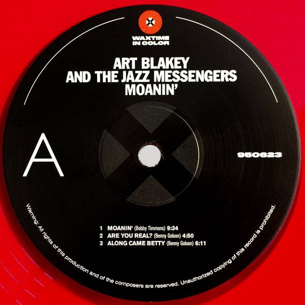 art blakey and the jazz messengers moanin 180g red | Vinyl LP Covers | Cover Century | Over 1. ...