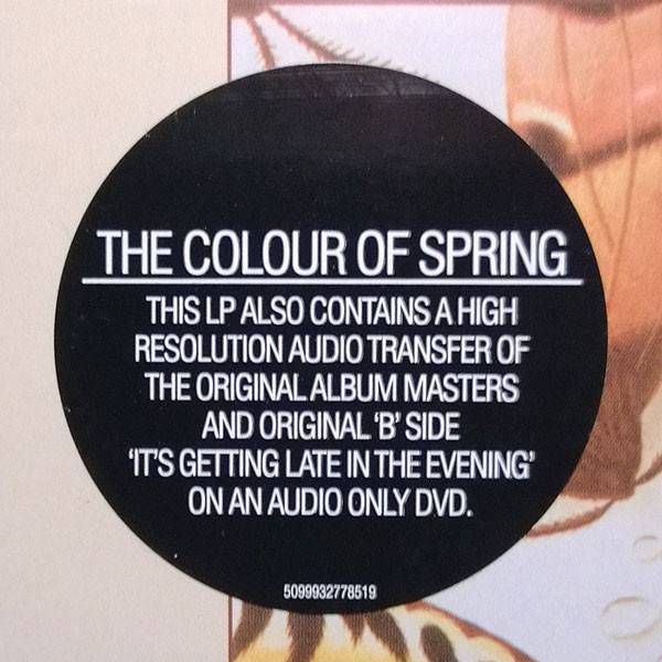 talk talk colour of spring 180g vinyl bonus dvd | Vinyl LP Covers ...