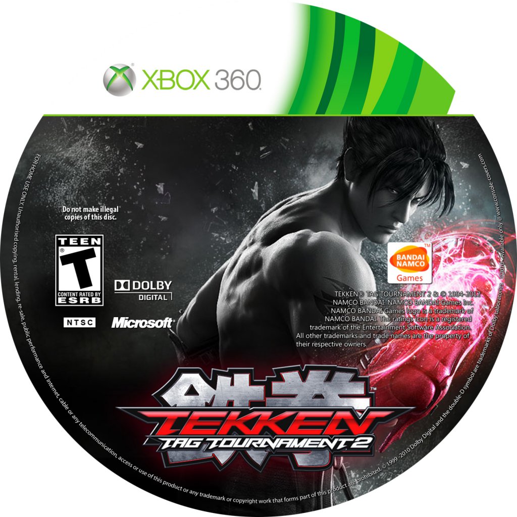 Tekken Tag Tournament 2 DVD NTSC Custom CD | XBOX Covers | Cover ...